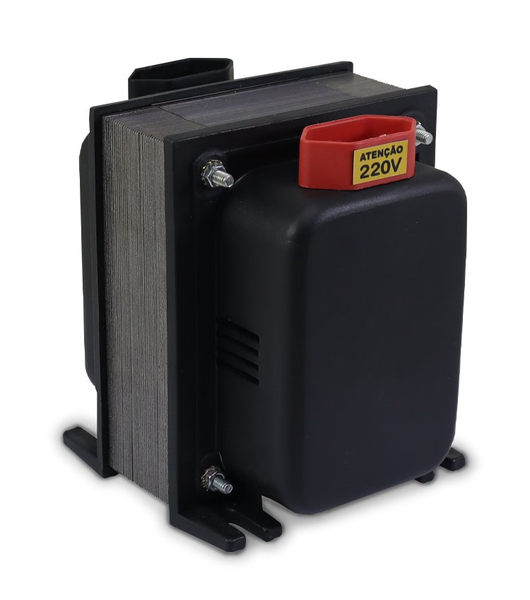 Autotrafo Mono 2P+T | Bivolt 220/110Vca ou 110/220Vca 2000VA