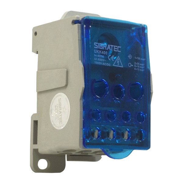 Bloco de Distribuição UKK400 | 1 Entrada e 11 Saídas 400A