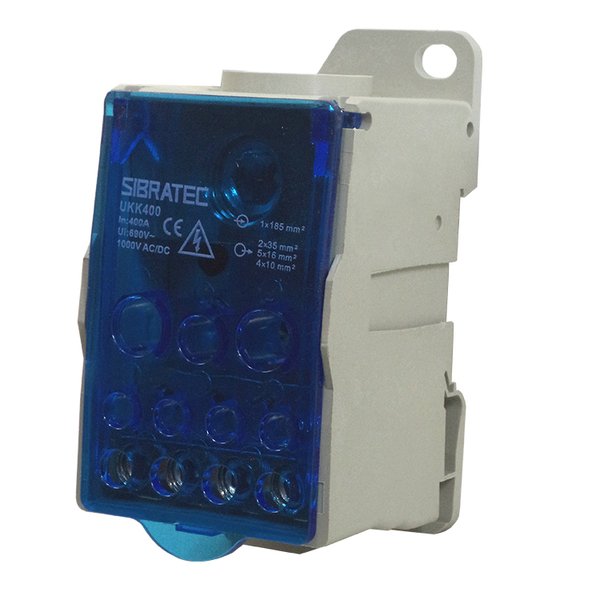 Bloco de Distribuição UKK400 | 1 Entrada e 11 Saídas 400A