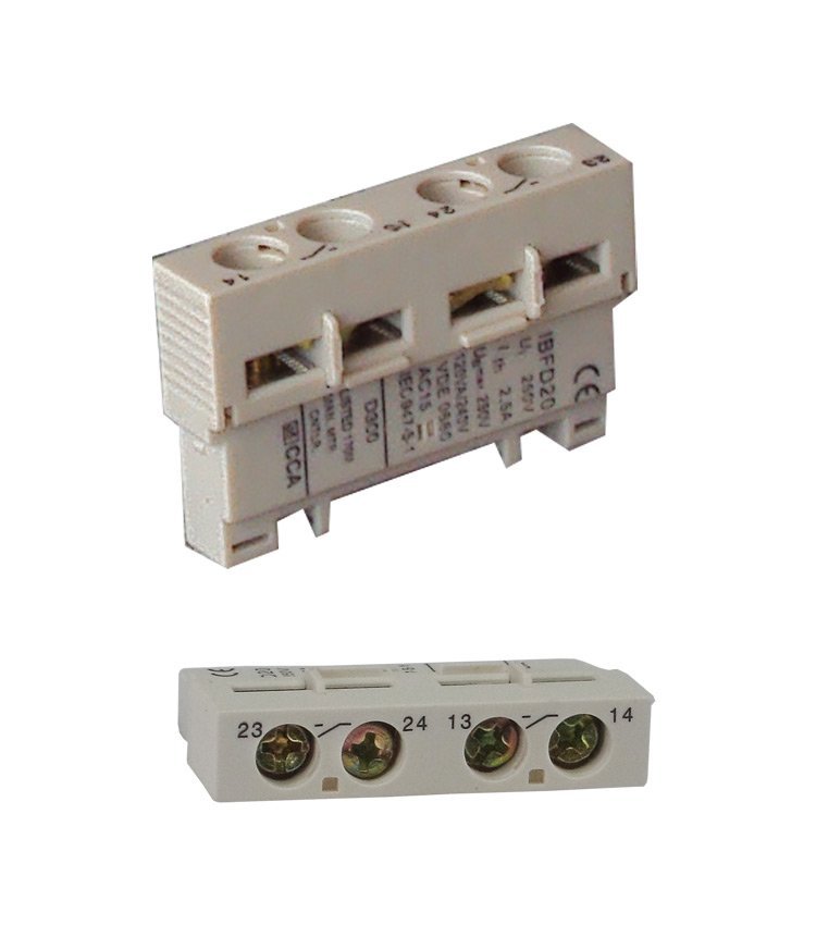 Bloco de Contato Auxiliar Frontal Disjuntor Motor IBFD11 | 1NA+1NF | GV2