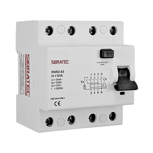Interruptor Diferencial Residual DR | Tetrapolar 63A | 30mA