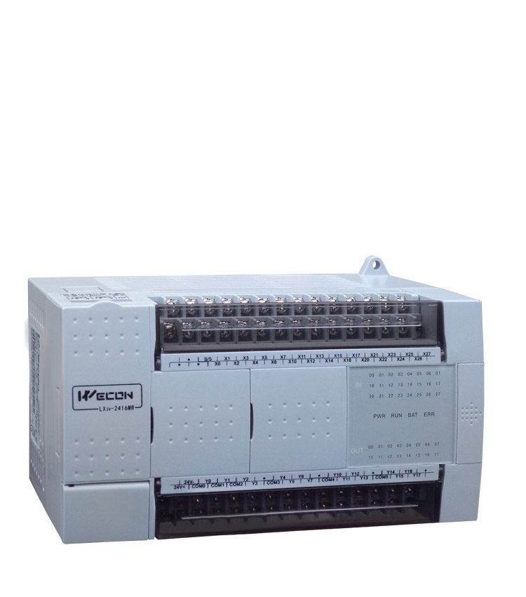 CLP Wecon LX3V 2416 MR-D 24Vcc | 24 Ent. Digital+16 Saída relé