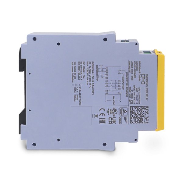 Relé Parada de Emergência CP-D301 24Vca/Vcc | Certificado WEG