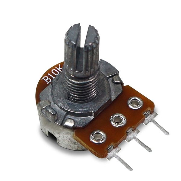 Kit Potenciômetro Linear Tipo B Ø7mm 10KΩ | 10 peças
