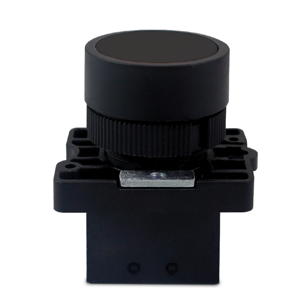 Botão de Impulso Plástico | XB2-EA21 | Preto | 1NA