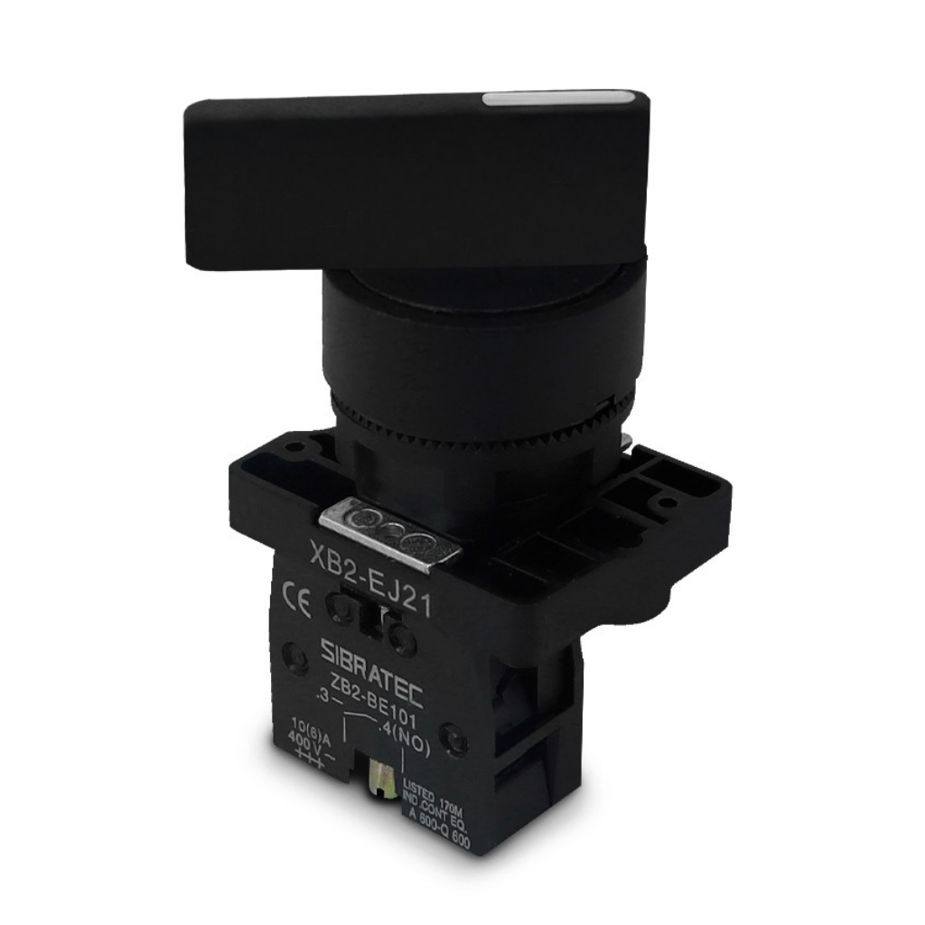 Chave Seletora Plástica EJ21 2 Posições 1NA