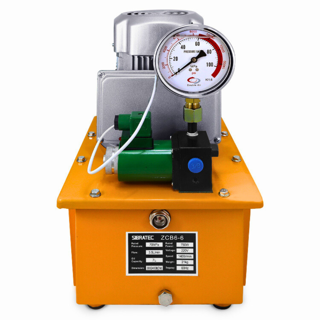 Bomba Hidráulica Elétrica ZCB6-6 220V 70MPa