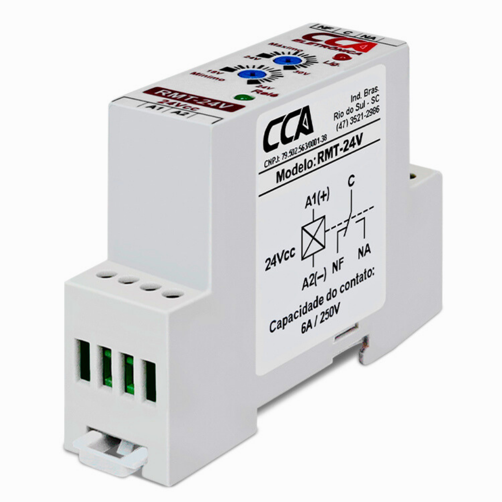 Relé Monitor de Tensão 24Vcc