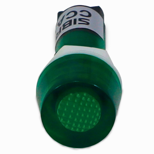 Sinaleiro LED 9mm 127/220Vca | Verde