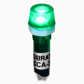 Sinaleiro LED 9mm 127/220Vca | Verde