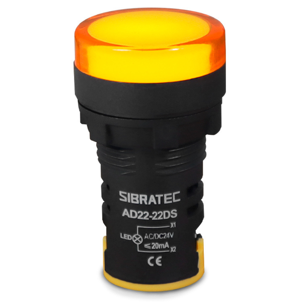 Kit Sinaleiro LED 22mm 24Vcc/Vca | 4 cores