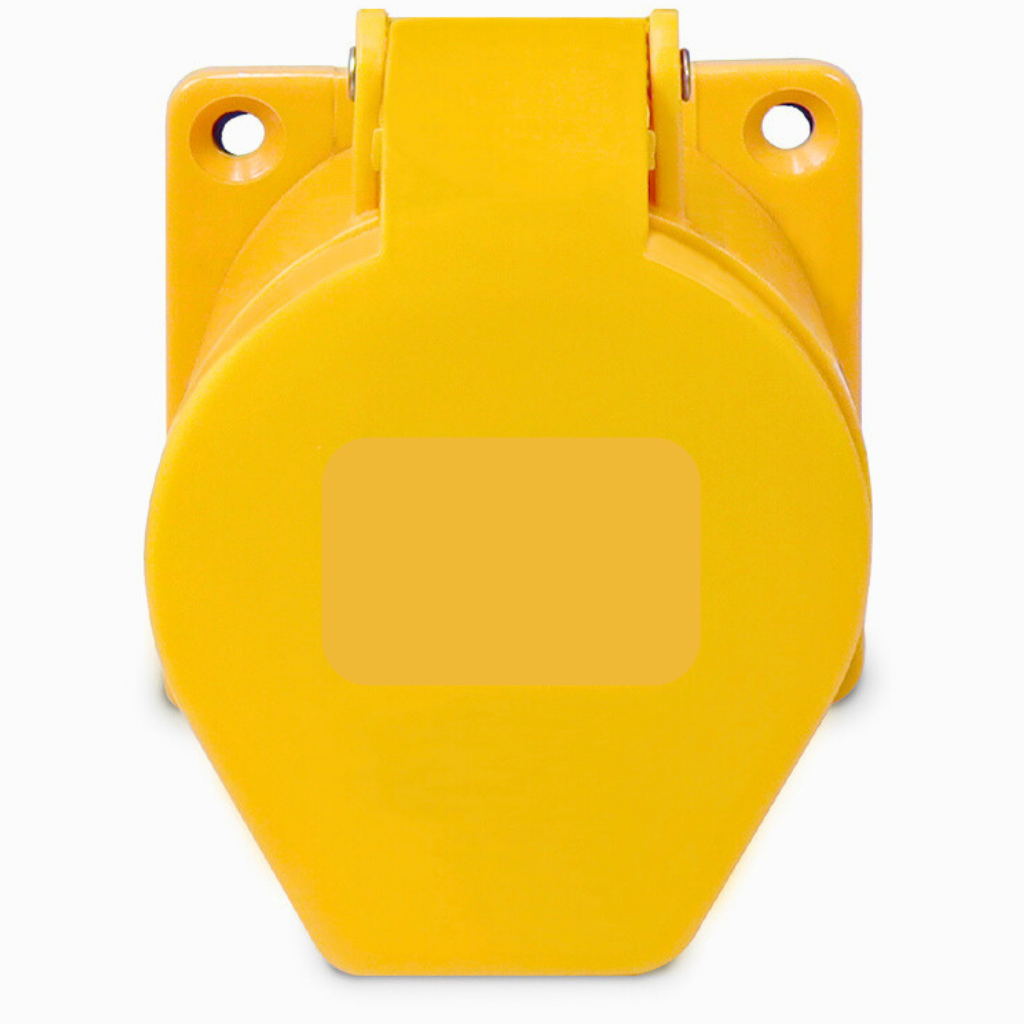 Tomada de Embutir Industrial 127Vca | 32A 4H 2P+T