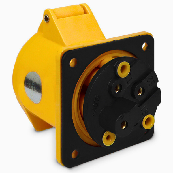 Tomada de Embutir Industrial 127Vca | 32A 4H 3P+T