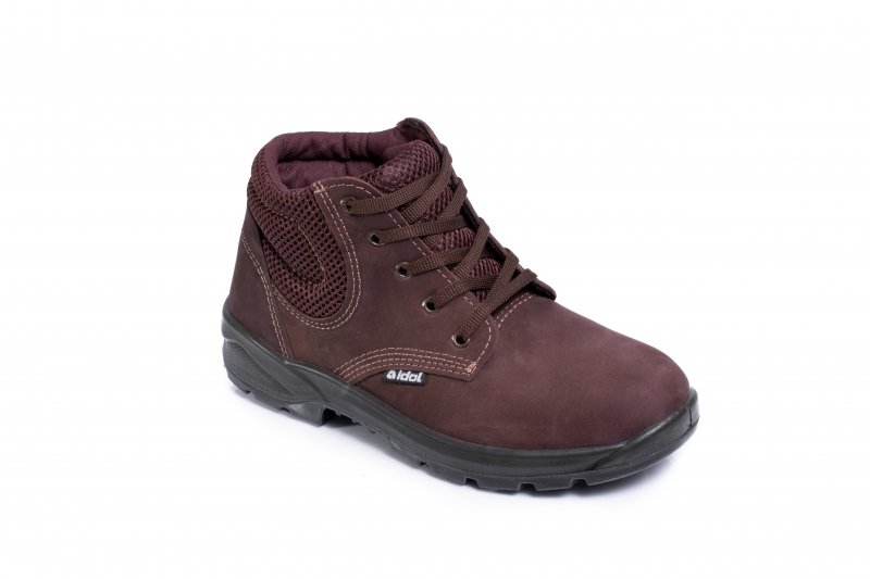 Botina Nobuck de Amarrar Café - Idol