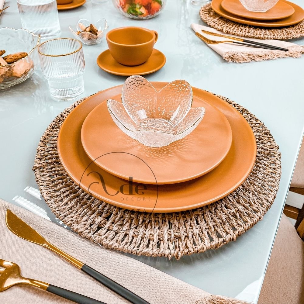 Sousplat Rattan Natural - 32 cm