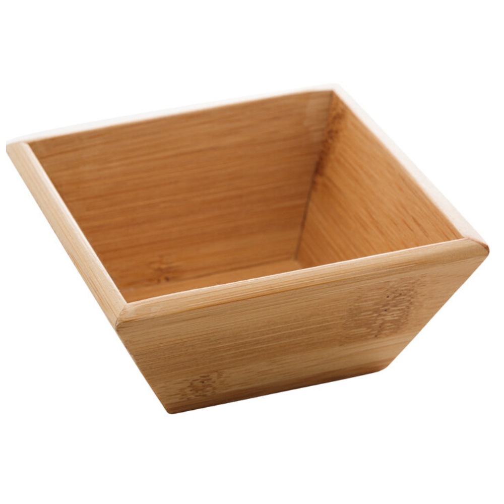 Mini Bowl Bambu Quadrado - 8 cm