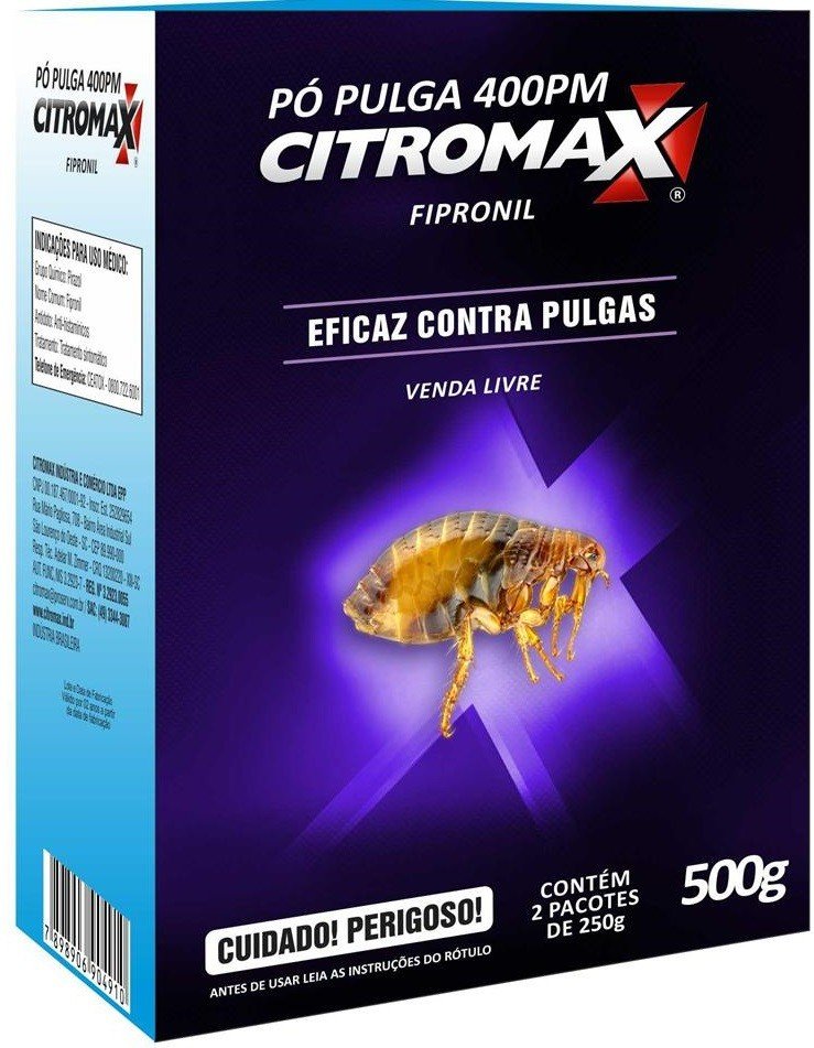 Pó para Pulga 400 PM Citromax 500g