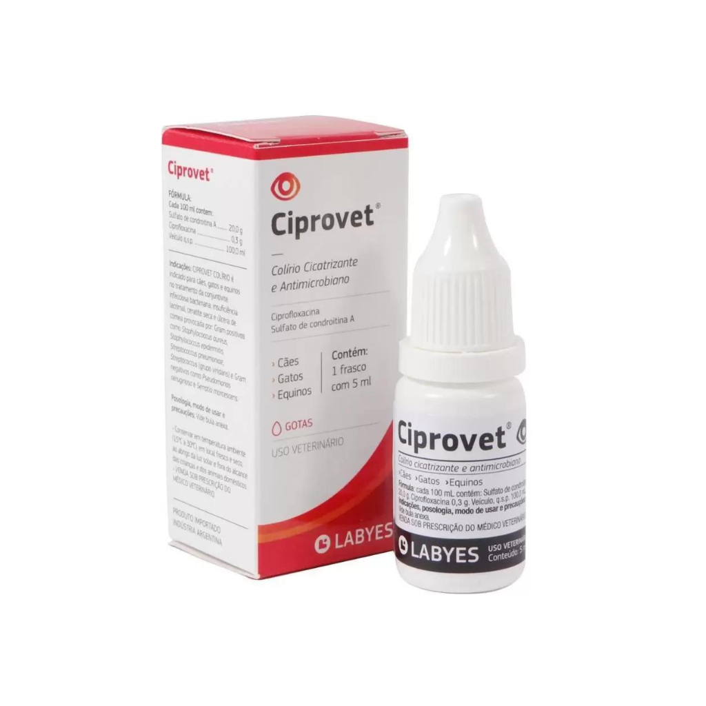 Ciprovet Colírio - Frasco 5 mL