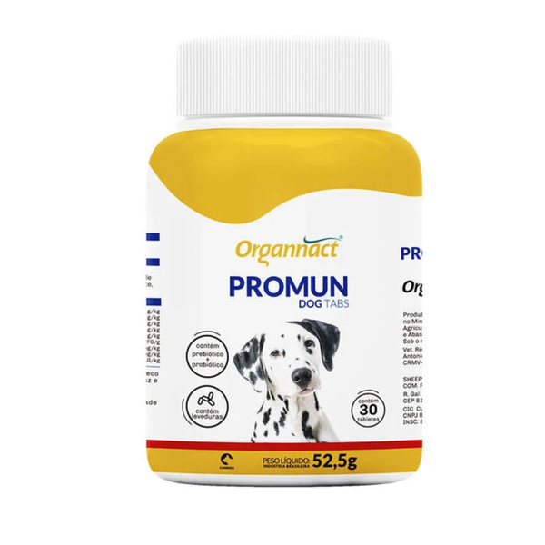 Suplemento Organnact Promun Dog Tabs