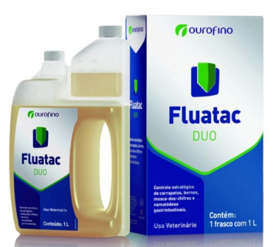 Fluatac Duo - Fluazuron + Abamectina - 1 litro - Ourofino - Walteragro