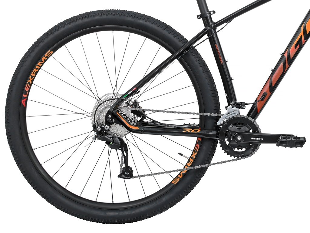 Bicicleta Oggi Big Wheel 7.0 Aro 29 Preto/Laranja