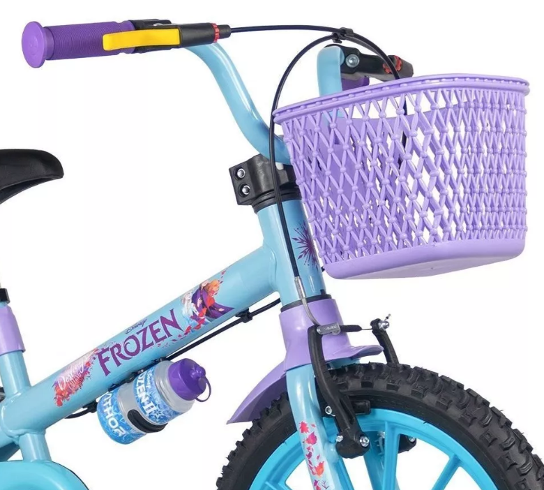 Bicicleta Aro 16 Nathor Frozen com Rodinhas