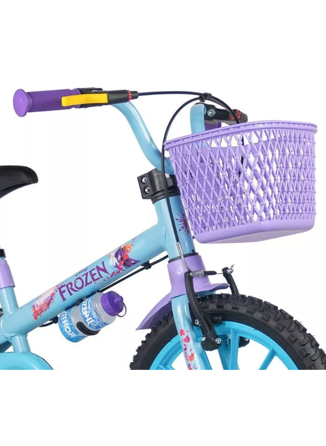 Bicicleta Aro 16 Nathor Frozen com Rodinhas