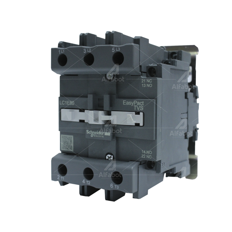 Contator Tripolar 80A 1NA+1NF 220VCA 50/60HZ - LC1E80M7