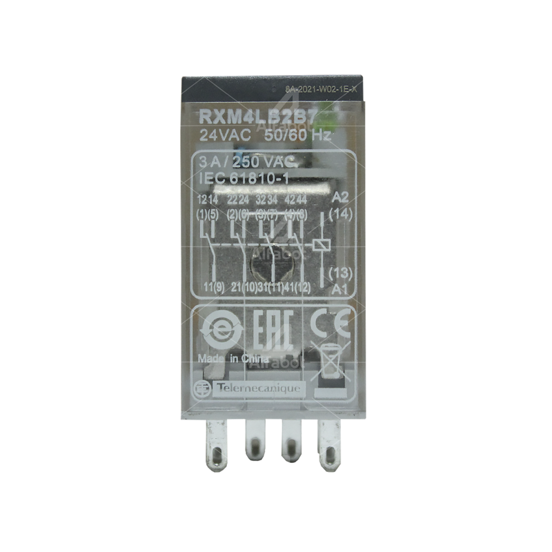 Relé de Interface 24VAC 4NAF 3A com LED - RXM4LB2B7