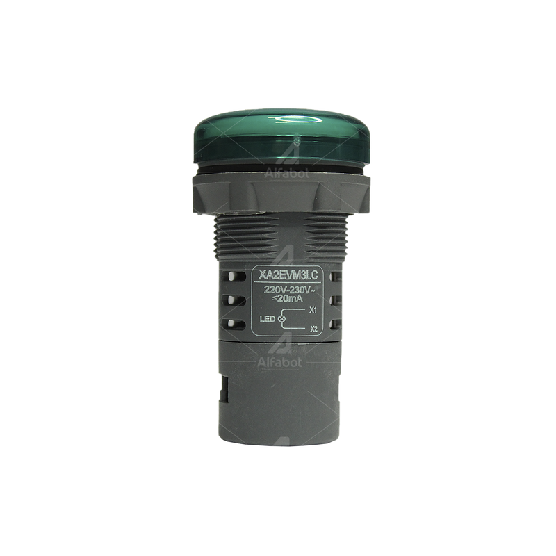 Sinaleiro Led Verde 22mm 220VCA - XA2EVM3LC