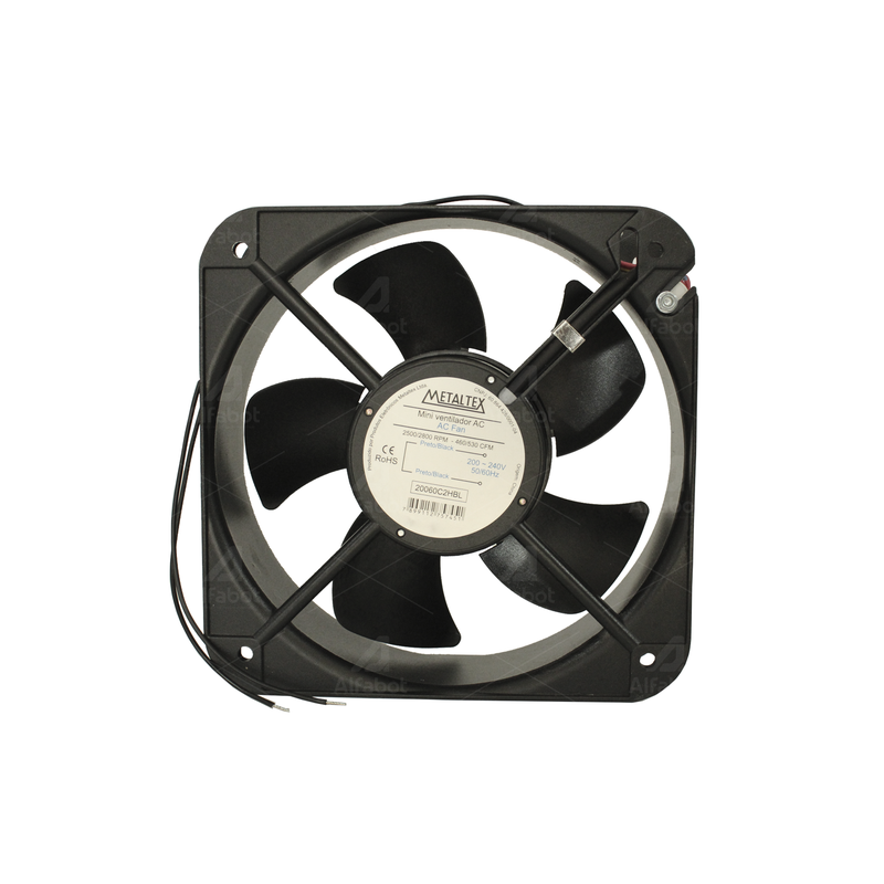 Ventilador 20060C2HBL 200x200x60mm - 220VCA