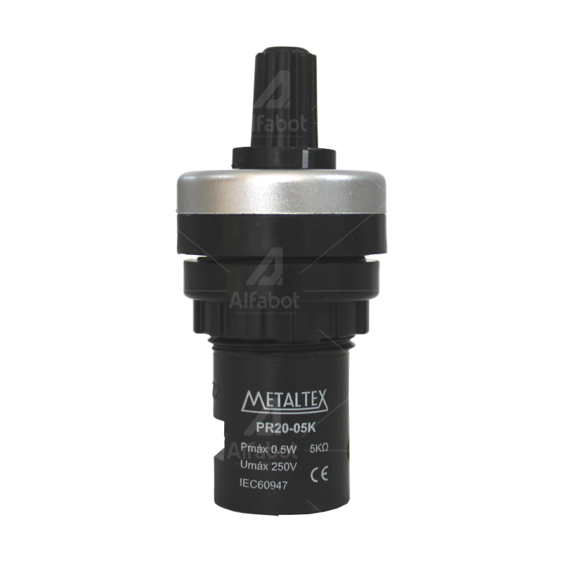 Potenciômetro Metaltex PR20-05K 22mm