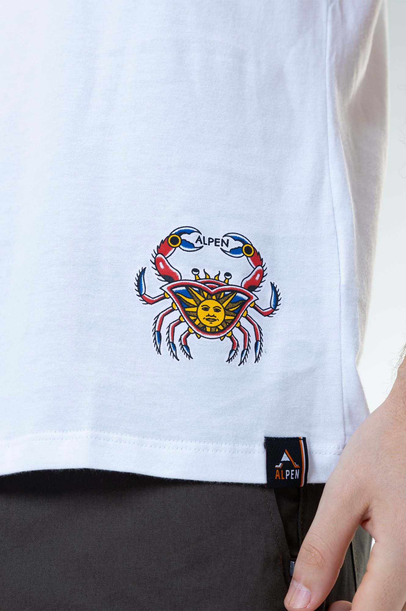 CAMISETA PENTEADA HALF CRAB MASC ALPEN