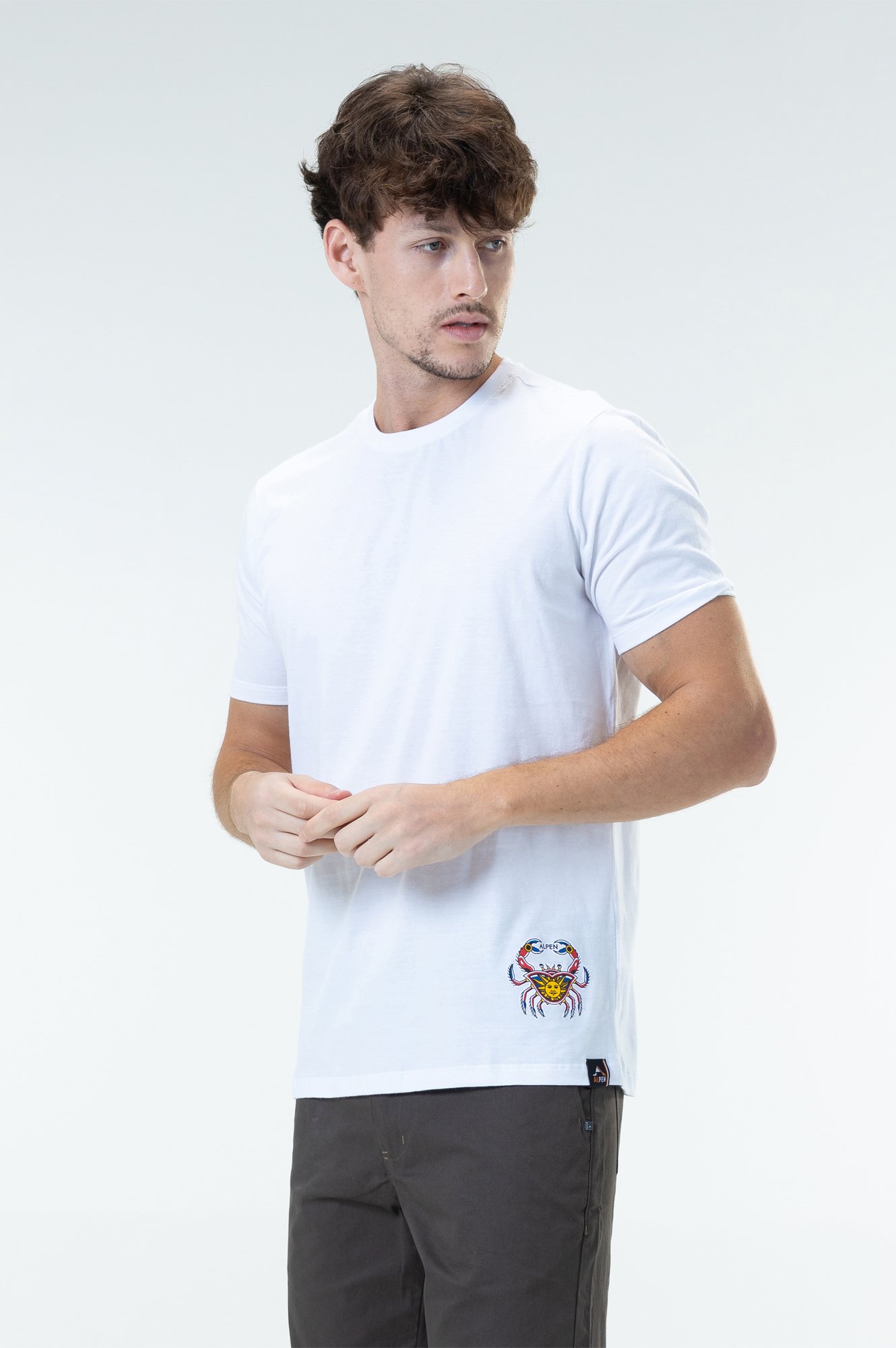 CAMISETA PENTEADA HALF CRAB MASC ALPEN