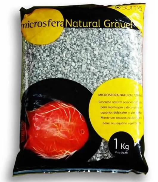 SUBSTRATO - SOMA - MICROSFERA NATURAL GRAVEL DALMATA - 1KG