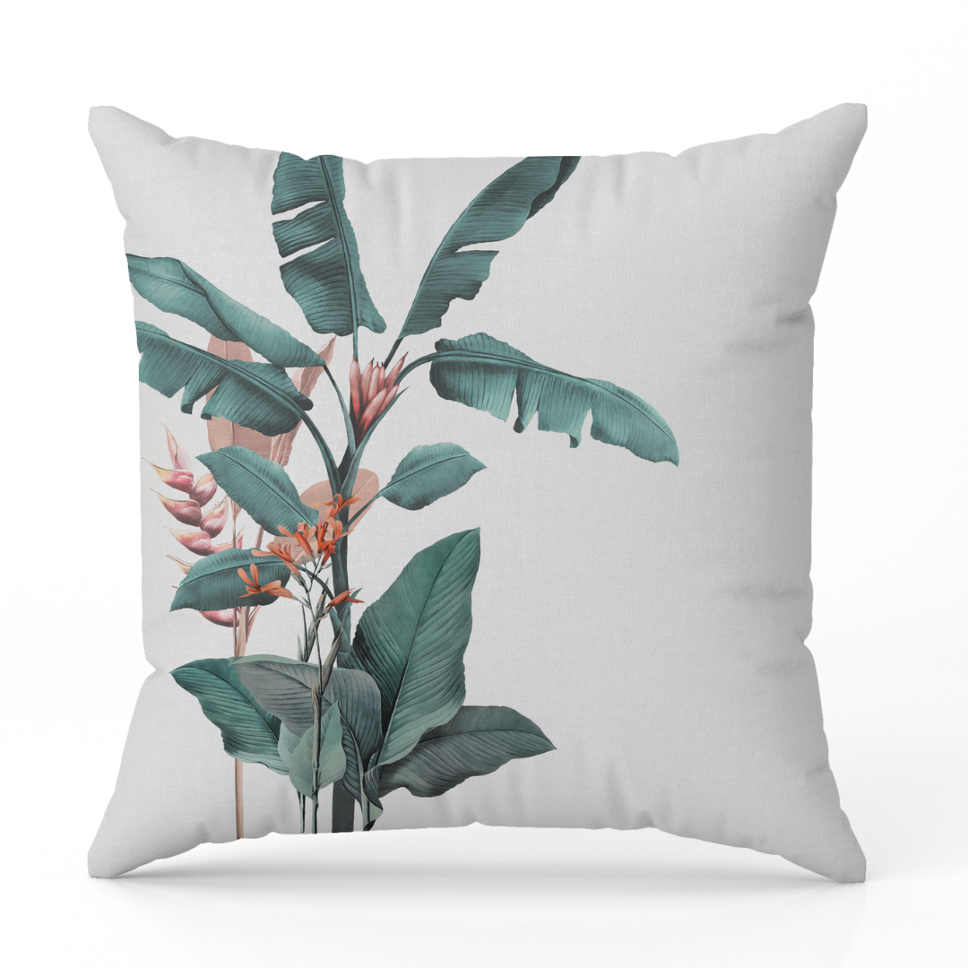 Kit 3 Capas Almofadas Decorativas Veludo Verde Musgo, Planta Rose e ...