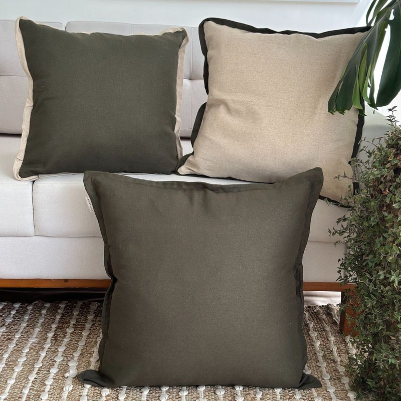 Vários Modelos de Capas de Almofadas em Linho para Sua Casa