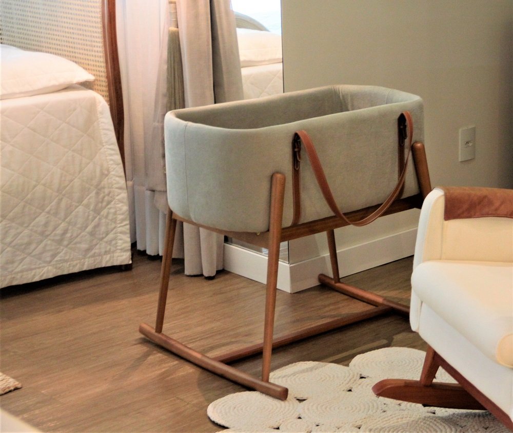 Berço Moisés Removível com Balanço