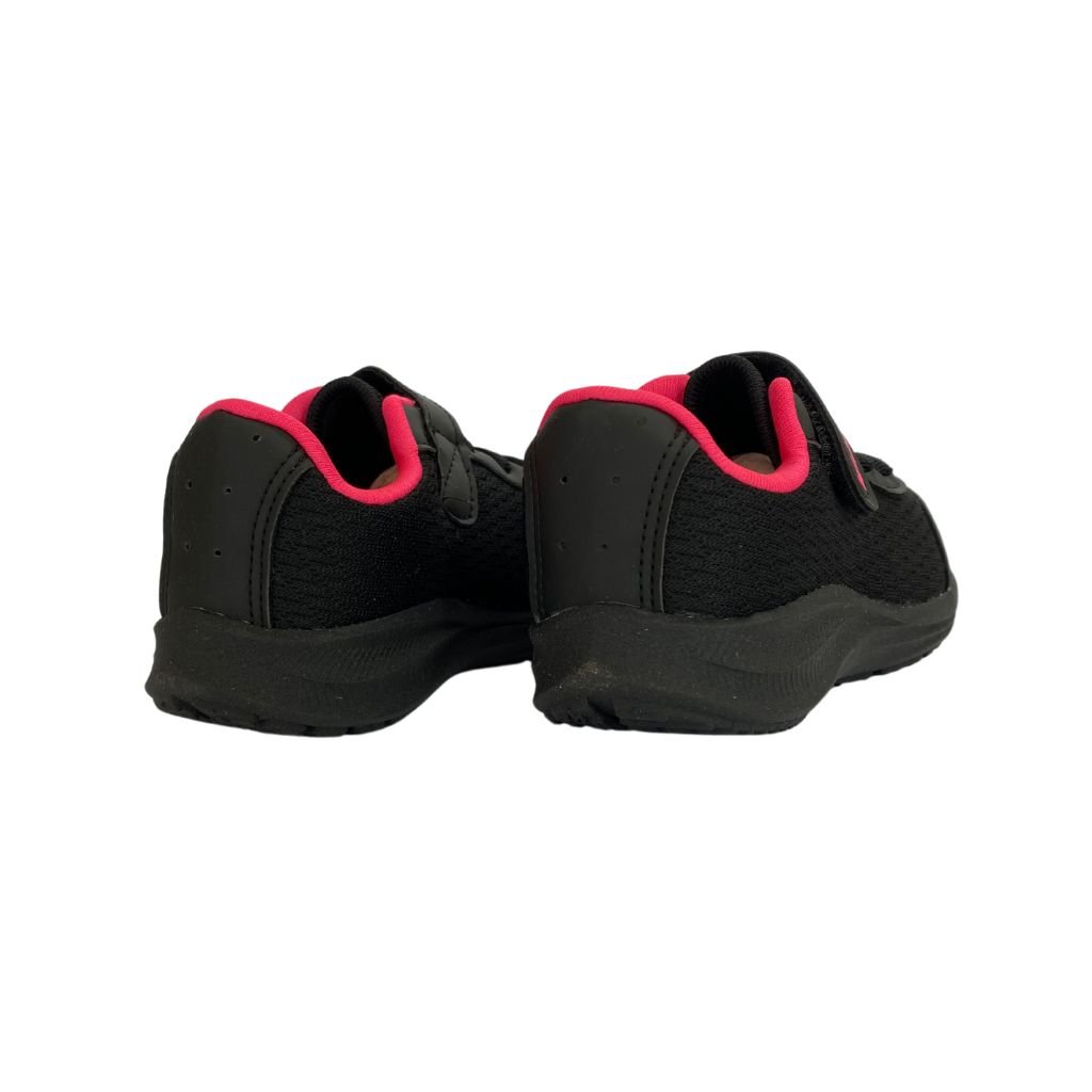 Tênis Kidy Energy Baby Respitec Infantil Preto Rosa