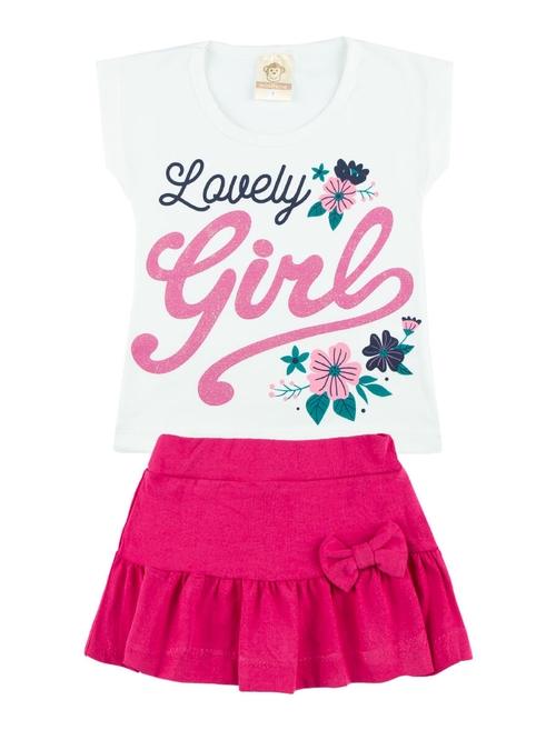 Conjunto Infantil Feminino - Amorinho Moda Infantil