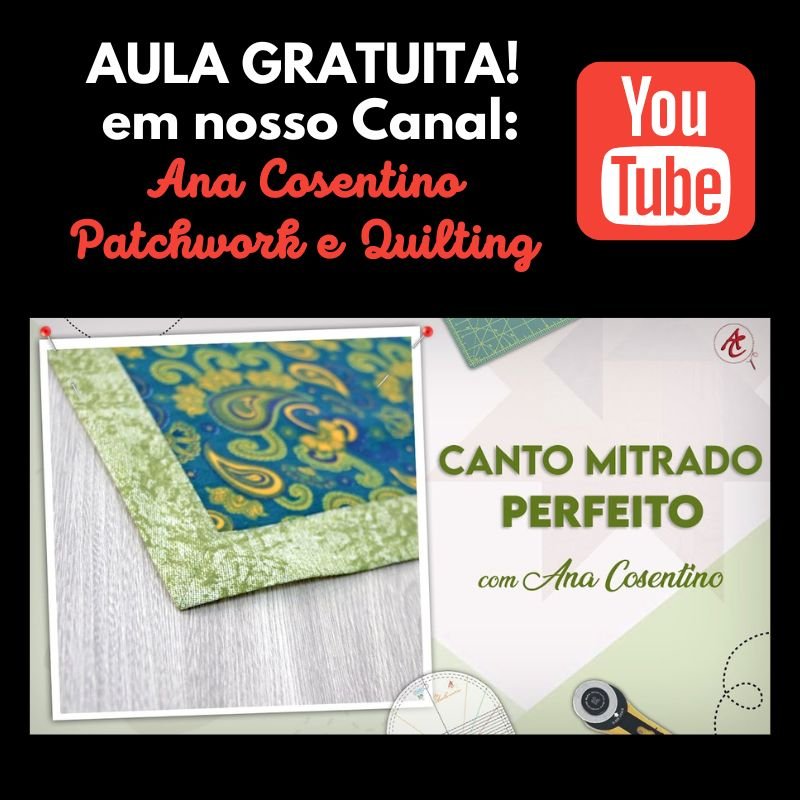 Régua Para Patchwork 6 x 20 cm Canto Mitrado - 10630-A