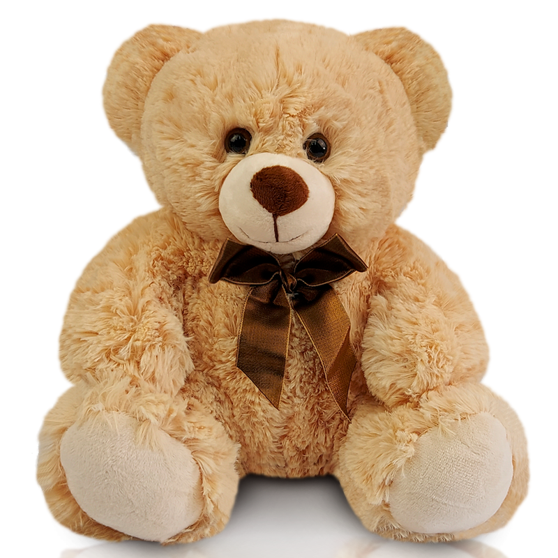 Urso de Pelúcia 25 cm Sentado - Thomas Doce de Leite