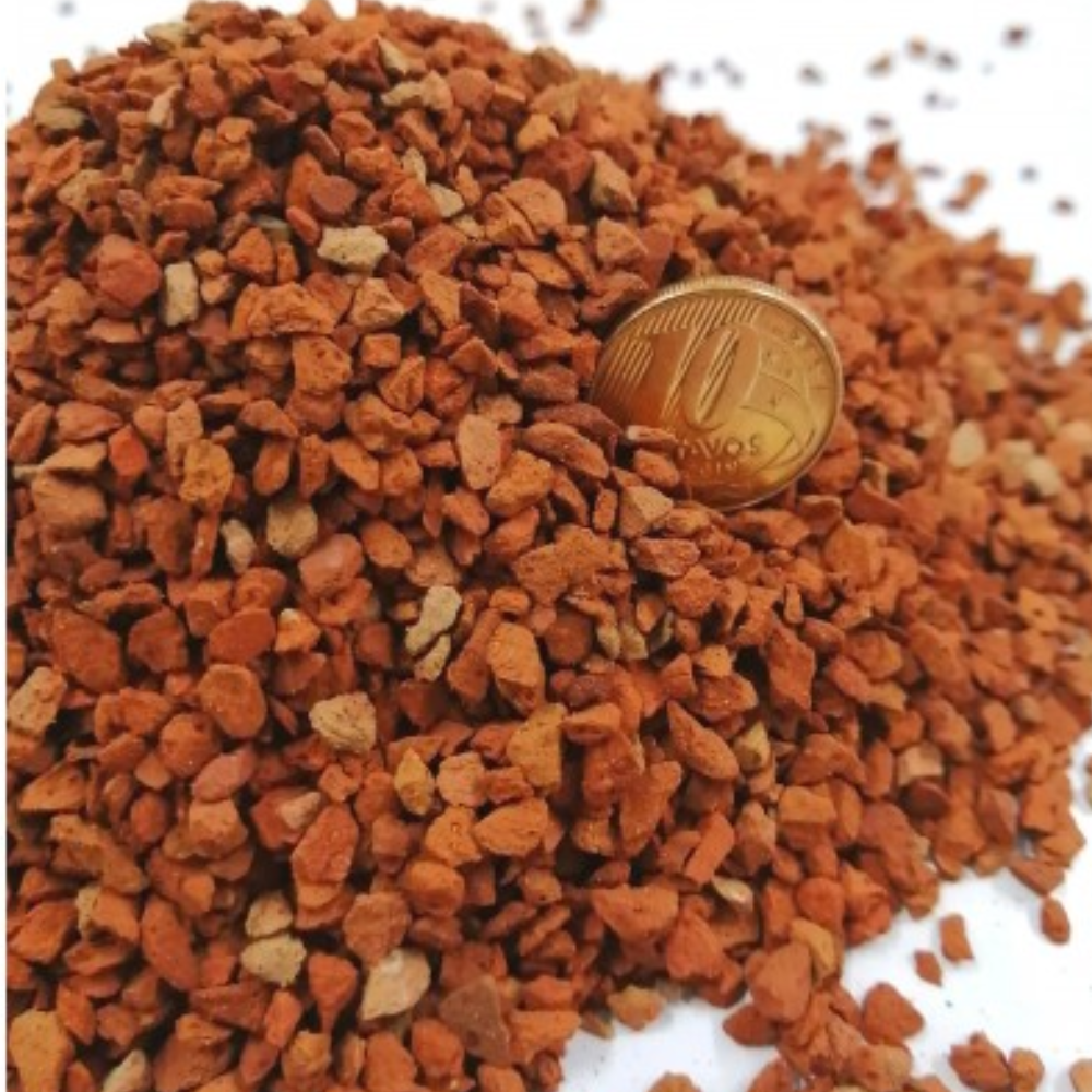 Substrato Para Aquários Argilita Terra Cota Nº1 20Kg Aqua Pedras