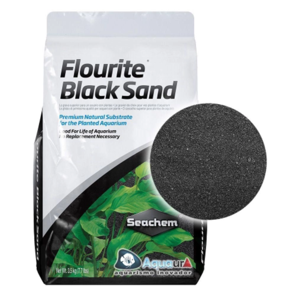 Substrato Flourite Black Sand - Seachem 3,5Kg