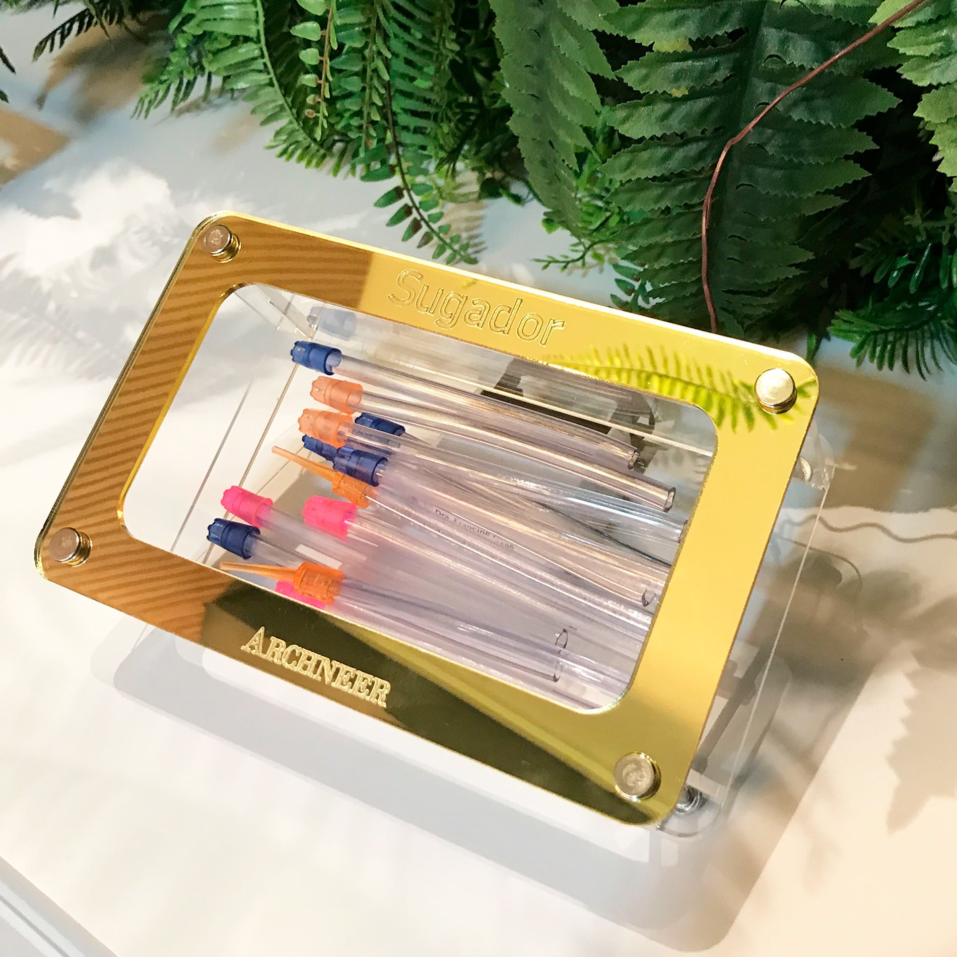 Porta Sugador - Suporte Dispenser - Organizador Premium Archneer