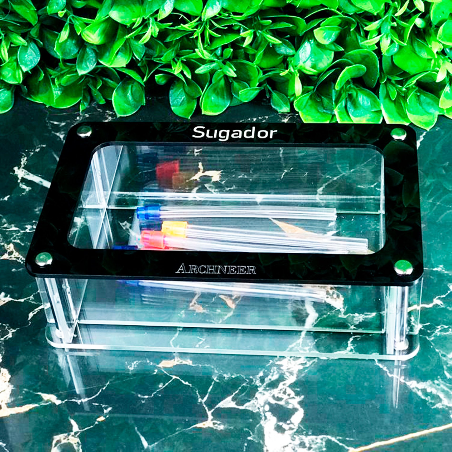 Porta Sugador - Suporte Dispenser - Organizador Premium Archneer