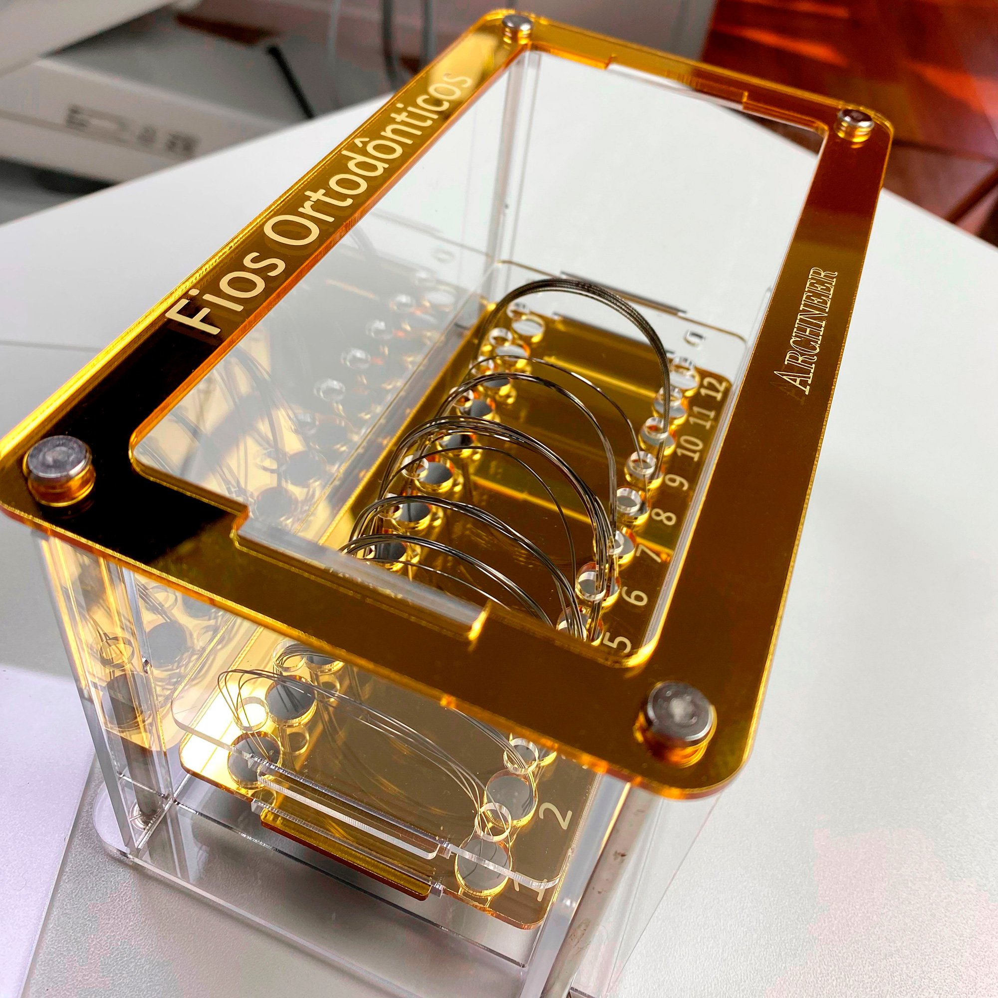 Estojo Arcos Fios Ortodôntico - Dispenser Porta Fios - Organizador ...