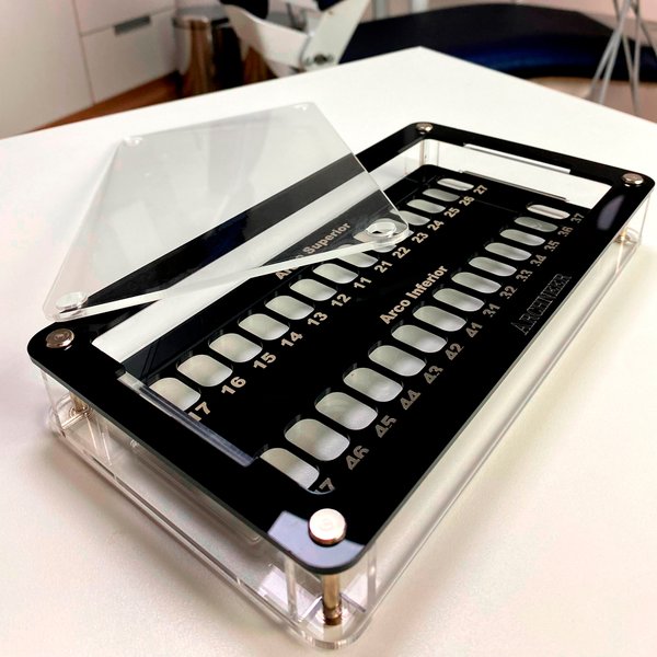 Case Organizador Lentes De Contato Faceta Dental com Tampa | Archneer