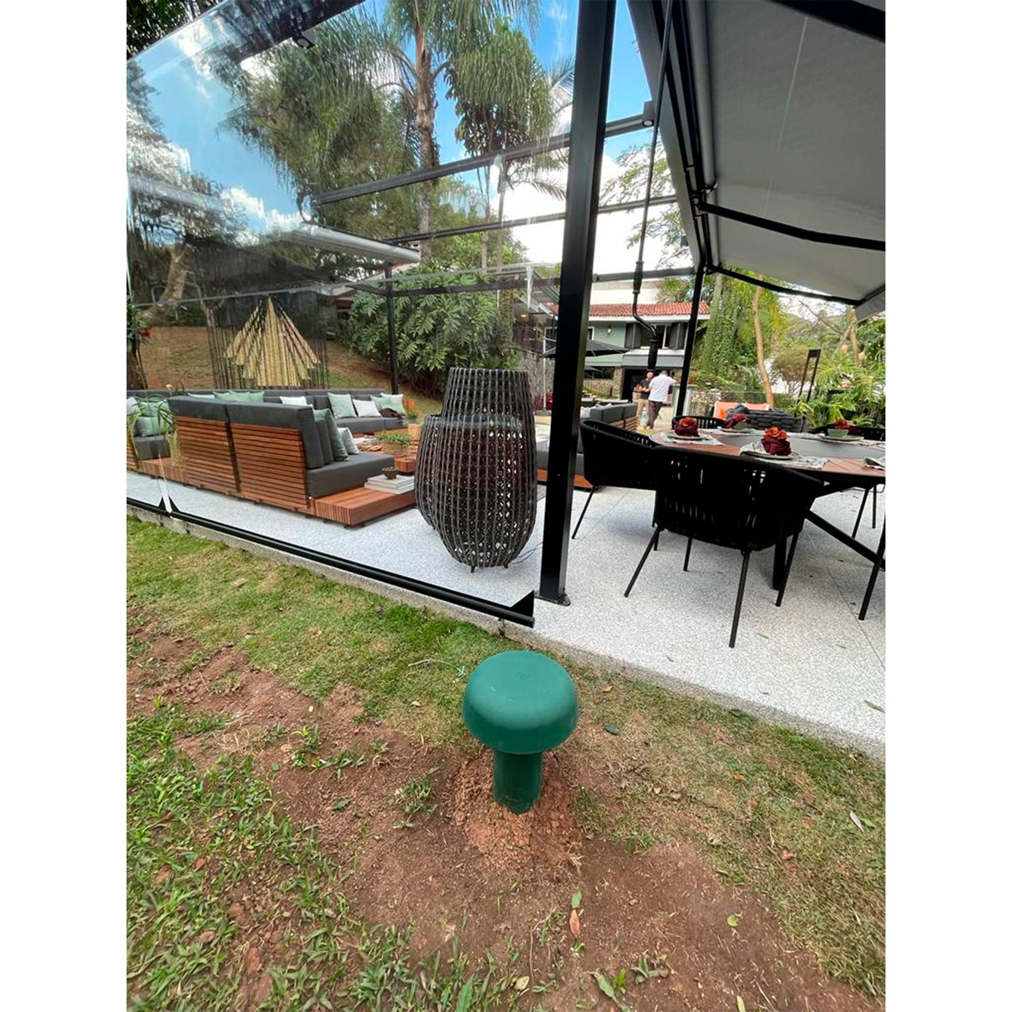 Subwoofer de Jardim Sw-Garden 200W MS Audio Passivo Verde
