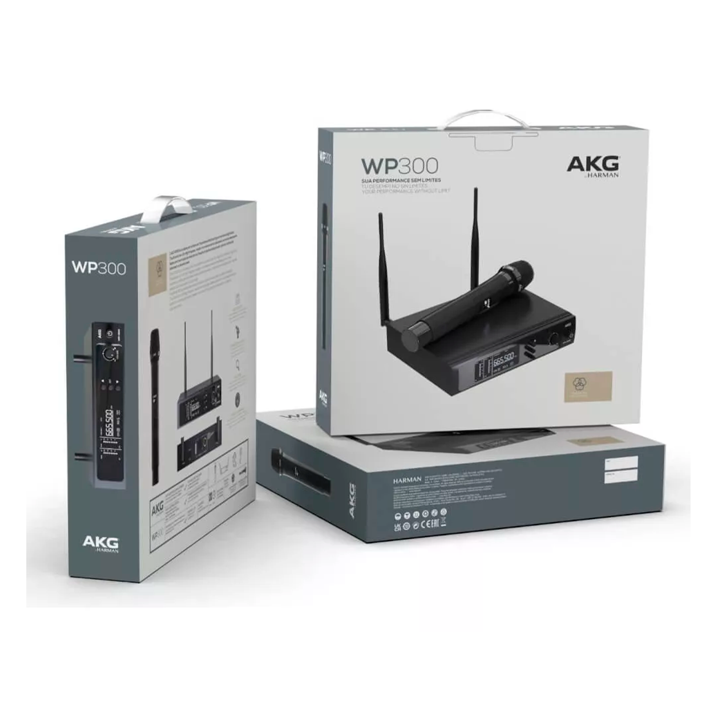 Microfone sem Fio Bastão AKG WP 300